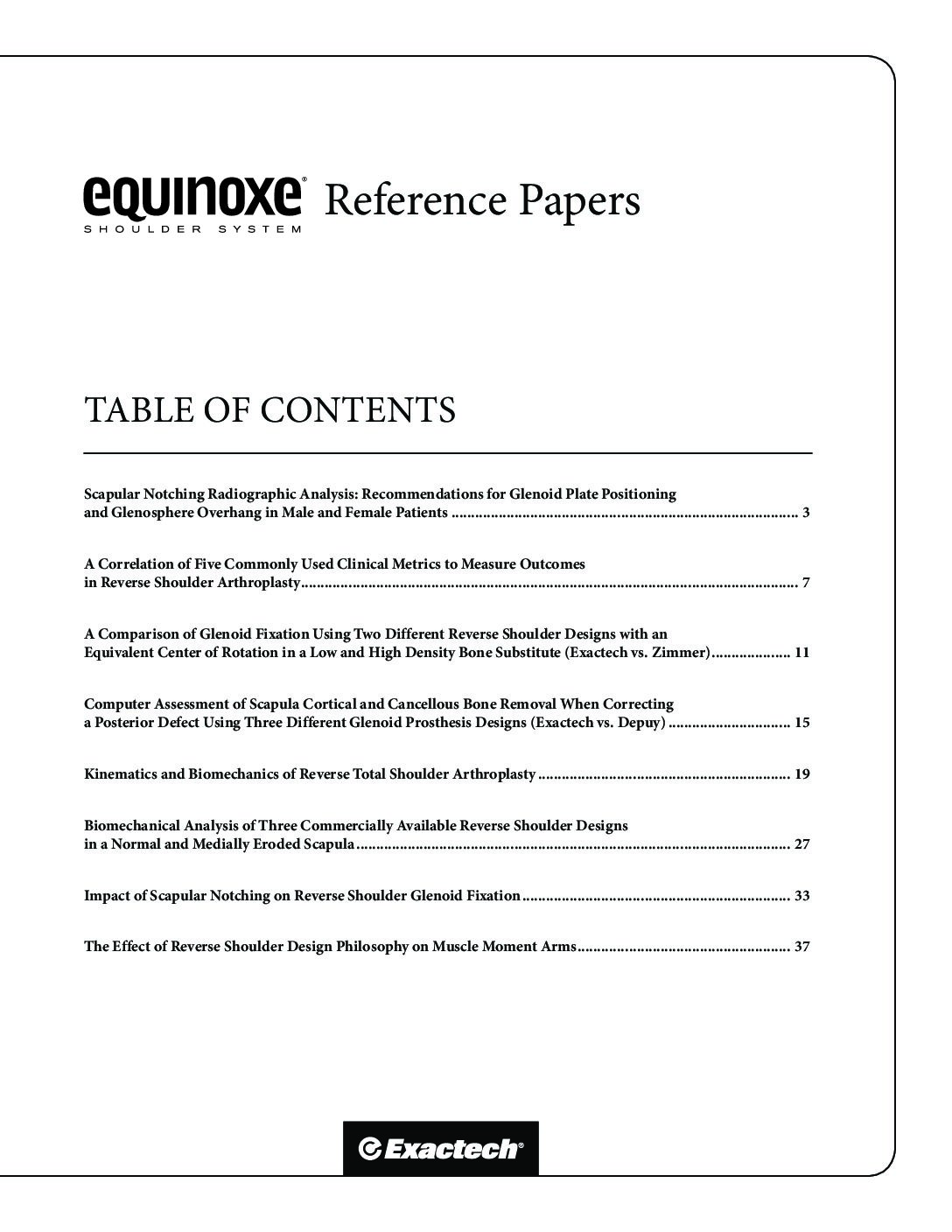 Equinoxe Platform System - exac.co.uk